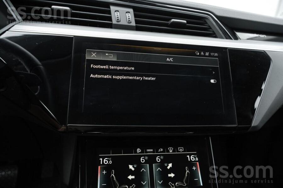 Pelēks Audi E-Tron 2023 Rīga, ar dzinēja tilpumu 0.00 L un nobraukumu 37 tūkst. km par 38900 €, foto 26 vietnē AUTOMOTO.COM.LV