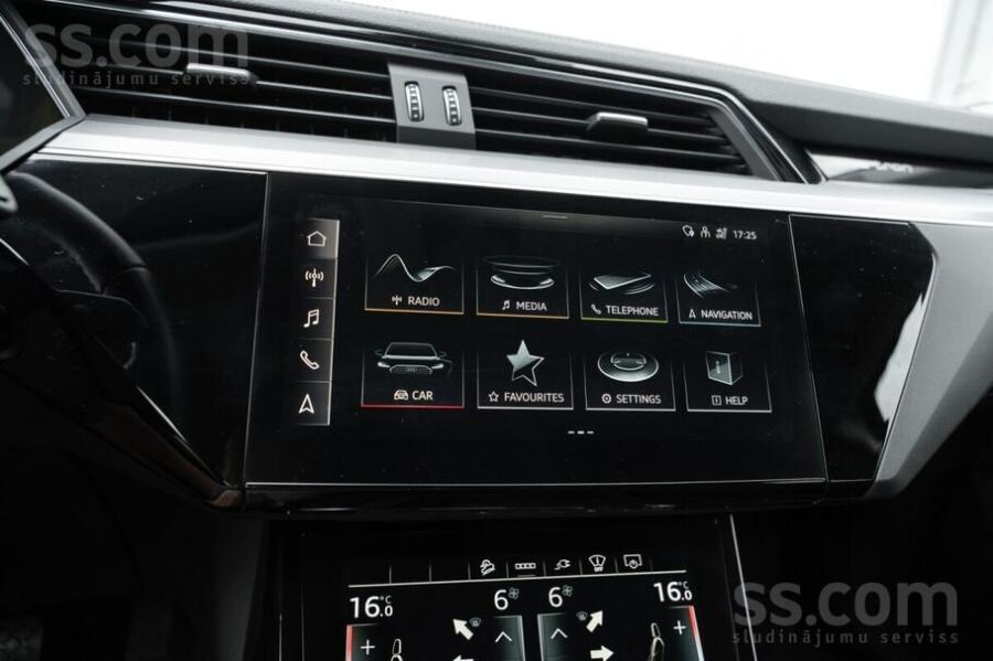 Pelēks Audi E-Tron 2023 Rīga, ar dzinēja tilpumu 0.00 L un nobraukumu 37 tūkst. km par 38900 €, foto 27 vietnē AUTOMOTO.COM.LV