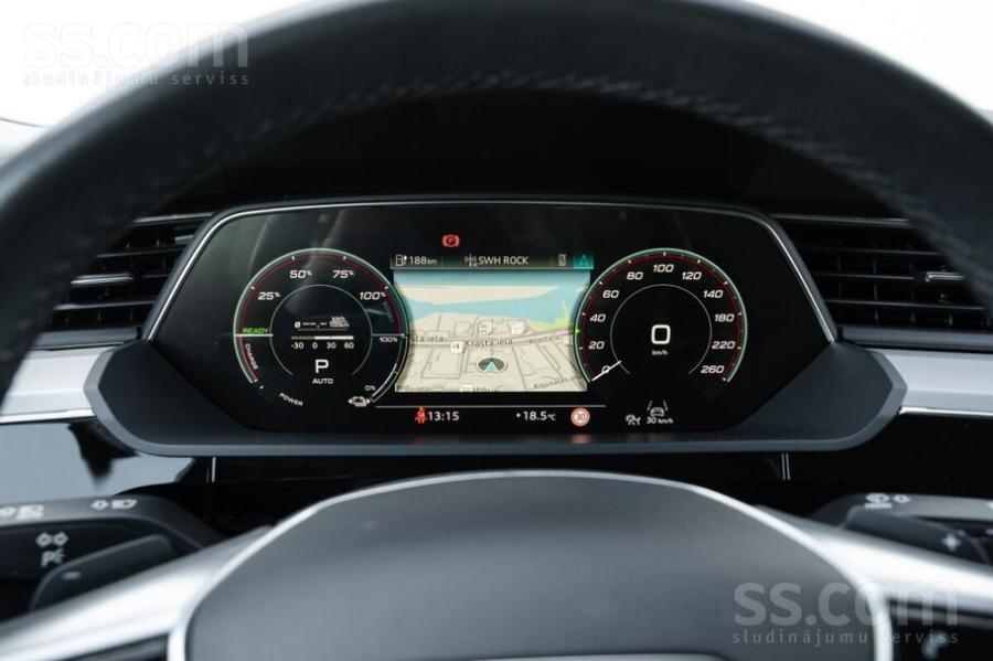 Pelēks Audi E-Tron 2023 Rīga, ar dzinēja tilpumu 0.00 L un nobraukumu 48 tūkst. km par 38500 €, foto 21 vietnē AUTOMOTO.COM.LV
