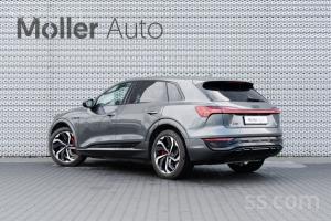 Grey Audi E-Tron 2024 in Riga, with an engine capacity of 0.00 L and mileage of 73 thousand km for 64100 €, photo 4 on AUTOMOTO.COM.LV