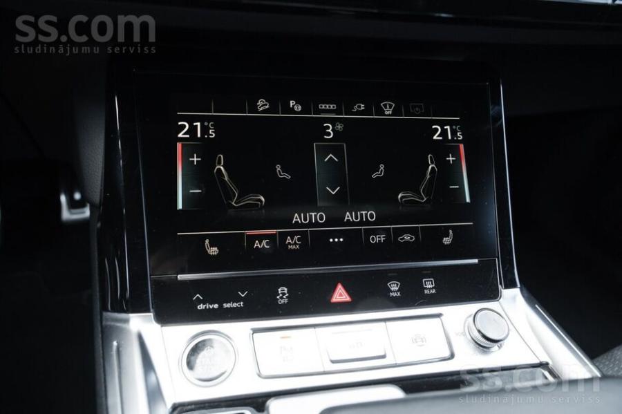 Grey Audi E-Tron 2024 in Riga, with an engine capacity of 0.00 L and mileage of 73 thousand km for 64100 €, photo 32 on AUTOMOTO.COM.LV