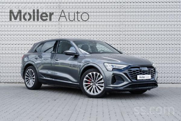 Grey Audi E-Tron 2024 in Riga, with an engine capacity of 0.00 L and mileage of 55 thousand km for 59900 €, photo 2 on AUTOMOTO.COM.LV