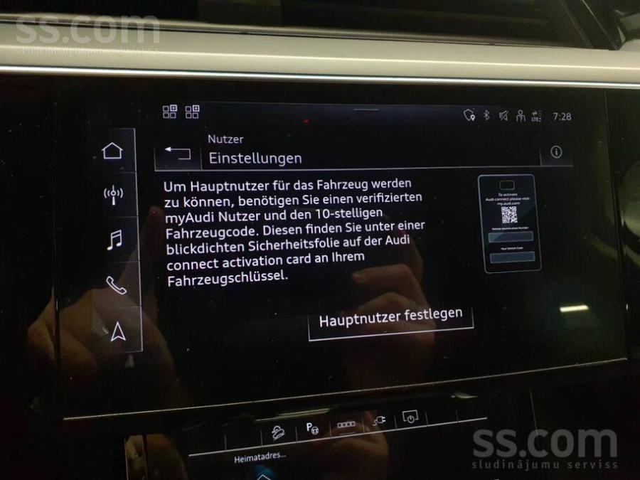 Grey Audi E-Tron 2025 in Riga, with an engine capacity of 0.00 L and mileage of 18 thousand km for 54400 €, photo 7 on AUTOMOTO.COM.LV