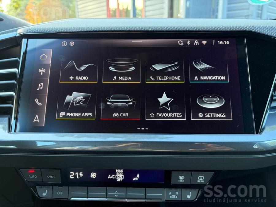 Grey Audi E-Tron 2025 in Riga, with an engine capacity of 0.00 L and mileage of 18 thousand km for 46990 €, photo 15 on AUTOMOTO.COM.LV