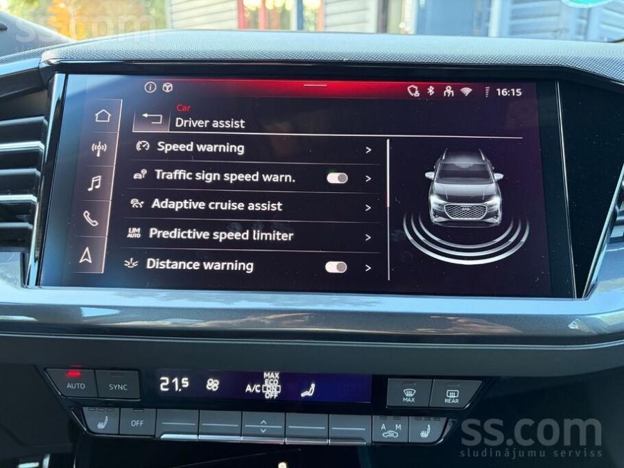 Grey Audi E-Tron 2025 in Riga, with an engine capacity of 0.00 L and mileage of 18 thousand km for 46990 €, photo 16 on AUTOMOTO.COM.LV