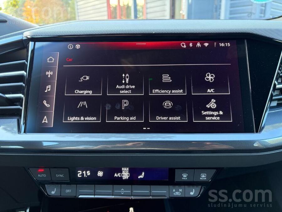 Grey Audi E-Tron 2025 in Riga, with an engine capacity of 0.00 L and mileage of 18 thousand km for 46990 €, photo 17 on AUTOMOTO.COM.LV