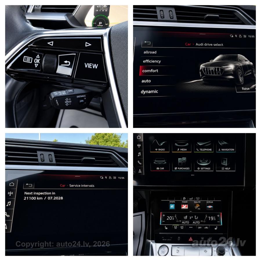 Pelēks Audi E-Tron 2020 Tallina, ar dzinēja tilpumu 0.00 L un nobraukumu 125 tūkst. km par 28600 €, foto 21 vietnē AUTOMOTO.COM.LV