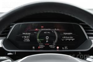 Grey Audi E-Tron 2021 in Riga, with an engine capacity of 0.00 L and mileage of 76 thousand km for 27900 €, photo 15 on AUTOMOTO.COM.LV