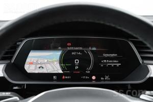 Grey Audi E-Tron 2021 in Riga, with an engine capacity of 0.00 L and mileage of 76 thousand km for 27900 €, photo 16 on AUTOMOTO.COM.LV