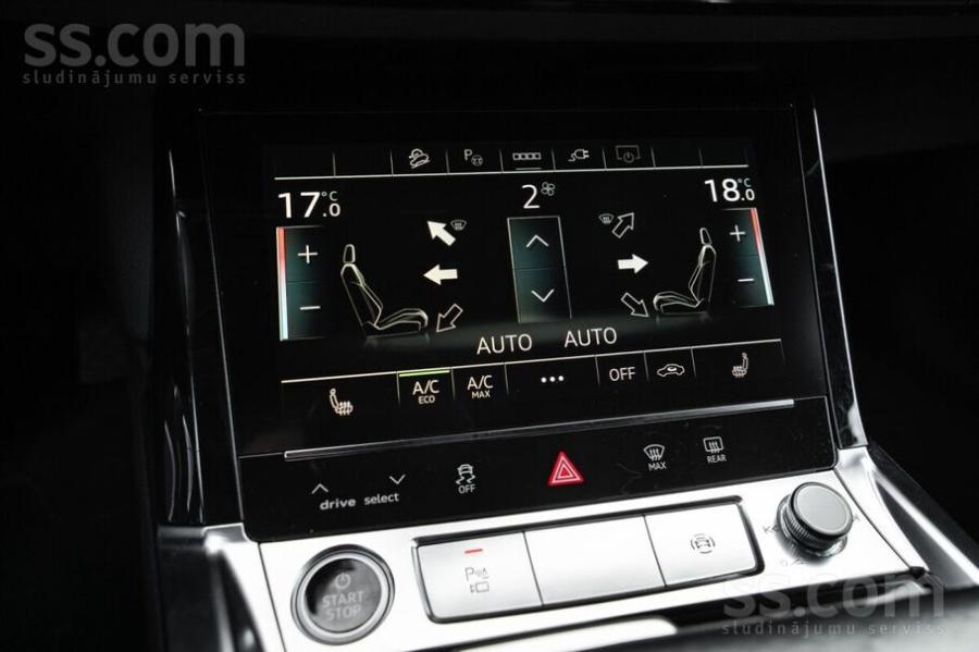 Grey Audi E-Tron 2021 in Riga, with an engine capacity of 0.00 L and mileage of 76 thousand km for 27900 €, photo 19 on AUTOMOTO.COM.LV
