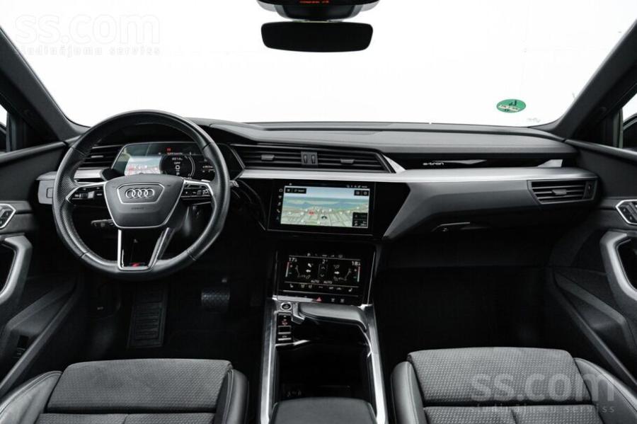 Grey Audi E-Tron 2021 in Riga, with an engine capacity of 0.00 L and mileage of 76 thousand km for 27900 €, photo 36 on AUTOMOTO.COM.LV