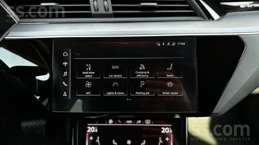 Pelēks Audi E-Tron 2021 Rīga, ar dzinēja tilpumu 0.00 L un nobraukumu 102 tūkst. km par 29999 €, foto 18 vietnē AUTOMOTO.COM.LV