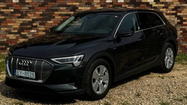 Grey Audi E-Tron 2021 in Riga, with an engine capacity of 0.00 L and mileage of 102 thousand km for 29999 €, photo 8 on AUTOMOTO.COM.LV