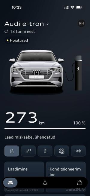 Pelēks Audi E-Tron 2020 Tartu, ar dzinēja tilpumu 0.00 L un nobraukumu 155 tūkst. km par 23900 €, foto 28 vietnē AUTOMOTO.COM.LV