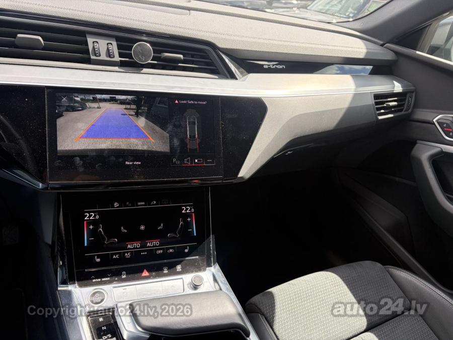 Grey Audi E-Tron 2022 in Tallinn, with an engine capacity of 0.00 L and mileage of 47 thousand km for 39900 €, photo 19 on AUTOMOTO.COM.LV