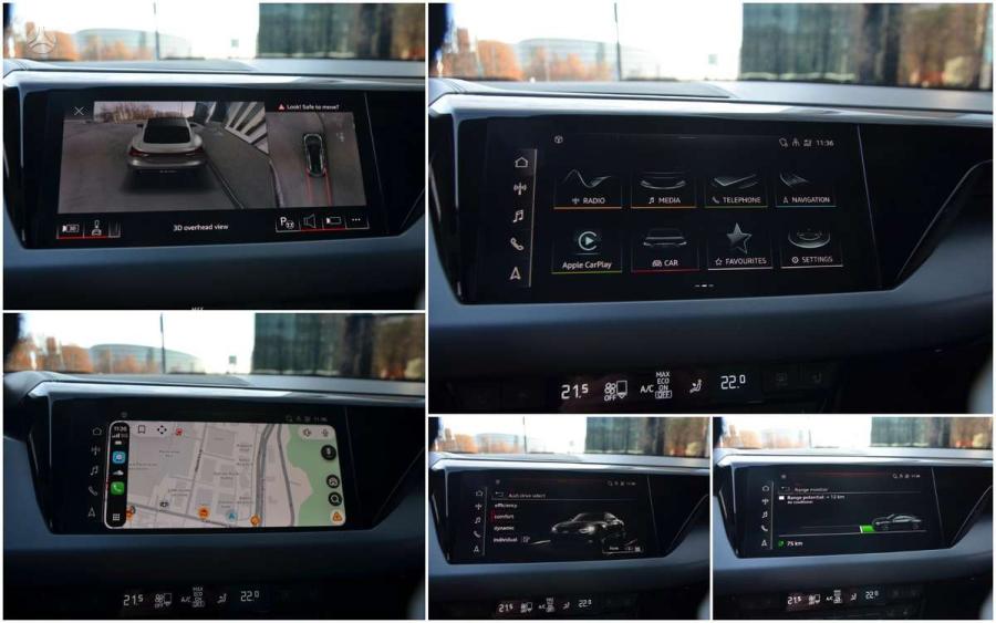 Melns Audi E-tron GT 2021 Viļņa, ar dzinēja tilpumu 0.00 L un nobraukumu 141 tūkst. km par 44000 €, foto 22 vietnē AUTOMOTO.COM.LV