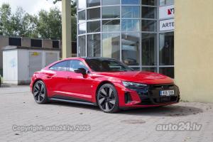 Sarkans Audi E-tron GT 2022 Tallina, ar dzinēja tilpumu 0.00 L un nobraukumu 102 tūkst. km par 45490 €, foto 3 vietnē AUTOMOTO.COM.LV