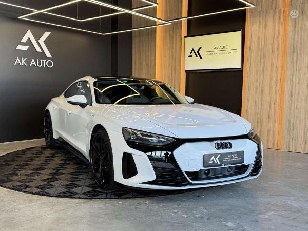 White Audi E-tron GT 2023 in Kaunas, with an engine capacity of 0.00 L and mileage of 7 thousand km for 57990 €, photo 3 on AUTOMOTO.COM.LV