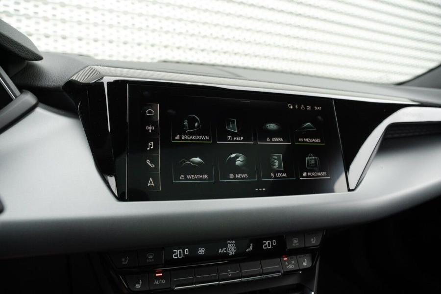White Audi E-tron GT 2021 in Marupe, with an engine capacity of 0.00 L and mileage of 87 thousand km for 54600 €, photo 26 on AUTOMOTO.COM.LV