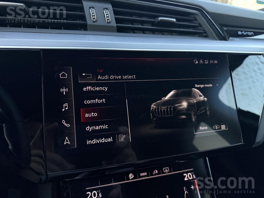 Sarkans Audi E-Tron 2022 Rīga, ar dzinēja tilpumu 0.00 L un nobraukumu 12 tūkst. km par 43750 €, foto 26 vietnē AUTOMOTO.COM.LV