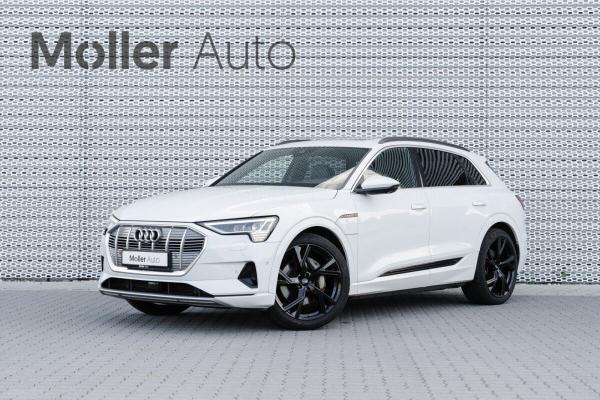 Balts Audi E-Tron 2020 Mārupe, ar dzinēja tilpumu 0.00 L un nobraukumu 95 tūkst. km par 26700 €, foto  vietnē AUTOMOTO.COM.LV