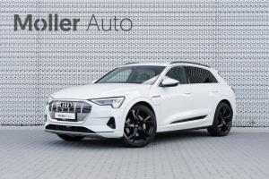 White Audi E-Tron 2020 in Marupe, with an engine capacity of 0.00 L and mileage of 95 thousand km for 26700 €, photo  on AUTOMOTO.COM.LV