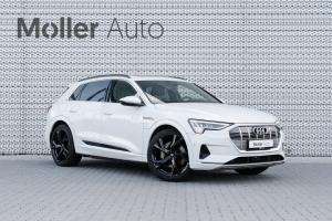 White Audi E-Tron 2020 in Marupe, with an engine capacity of 0.00 L and mileage of 95 thousand km for 26700 €, photo 3 on AUTOMOTO.COM.LV