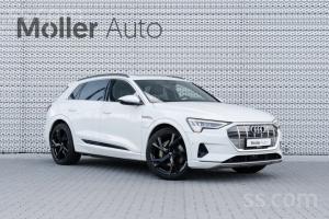 White Audi E-Tron 2020 in Riga, with an engine capacity of 0.00 L and mileage of 95 thousand km for 26700 €, photo 3 on AUTOMOTO.COM.LV