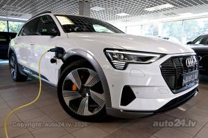 White Audi E-Tron 2020 in Tallinn, with an engine capacity of 0.00 L and mileage of 53 thousand km for 33990 €, photo  on AUTOMOTO.COM.LV