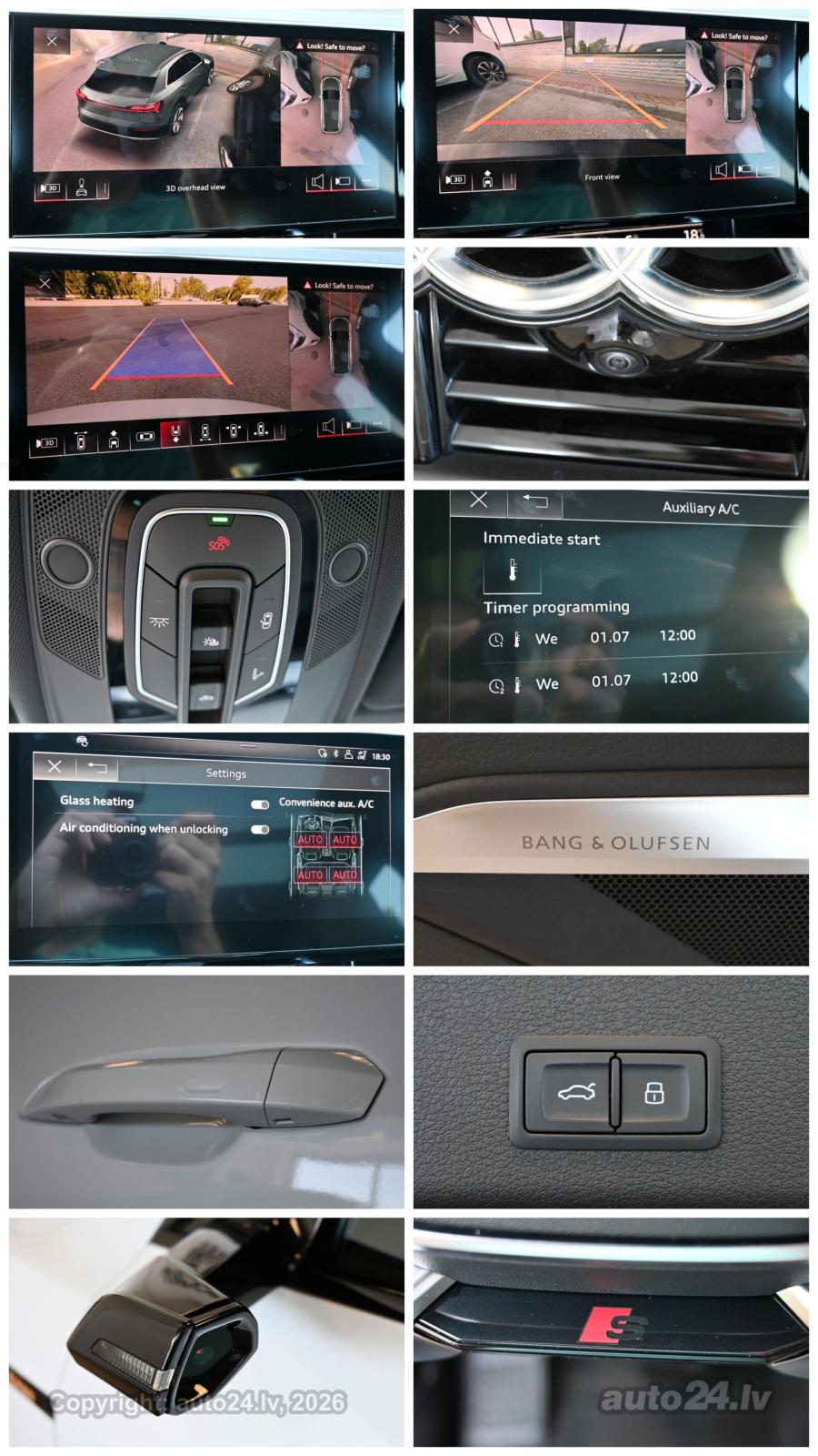 Balts Audi E-Tron 2020 Tallina, ar dzinēja tilpumu 0.00 L un nobraukumu 53 tūkst. km par 33990 €, foto 13 vietnē AUTOMOTO.COM.LV