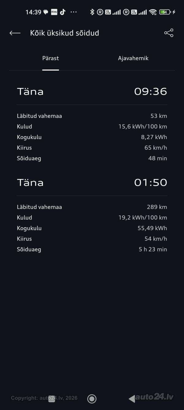 Balts Audi E-Tron 2021 Tallina, ar dzinēja tilpumu 0.00 L un nobraukumu 88 tūkst. km par 38990 €, foto 10 vietnē AUTOMOTO.COM.LV