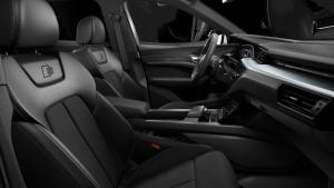 White Audi E-Tron 2022 in Marupe, with an engine capacity of 0.00 L and mileage of 34 thousand km for 38900 €, photo 9 on AUTOMOTO.COM.LV