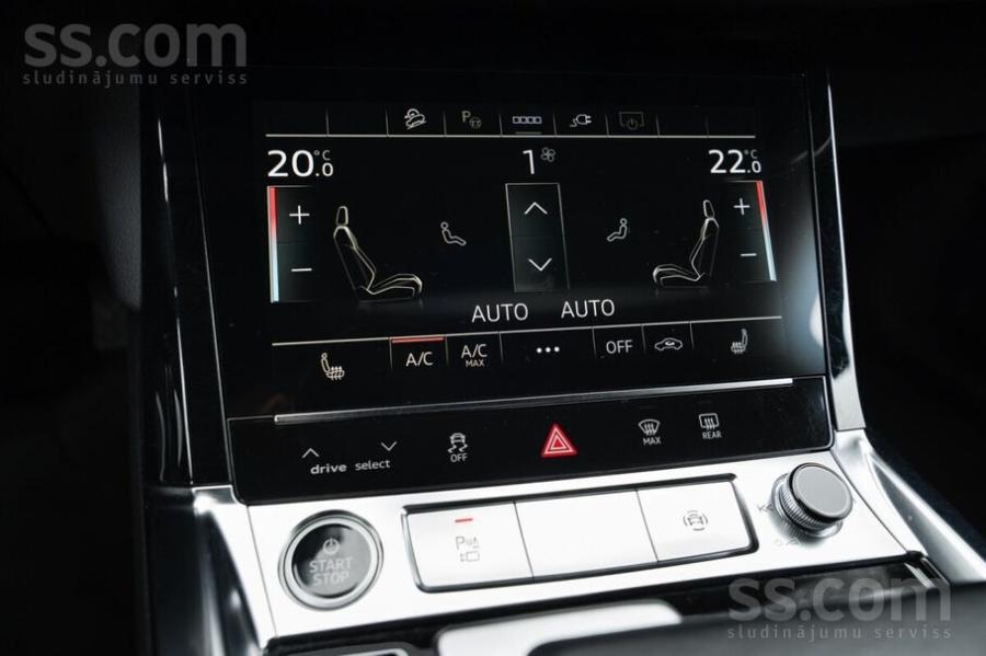 White Audi E-Tron 2022 in Riga, with an engine capacity of 0.00 L and mileage of 23 thousand km for 43850 €, photo 26 on AUTOMOTO.COM.LV