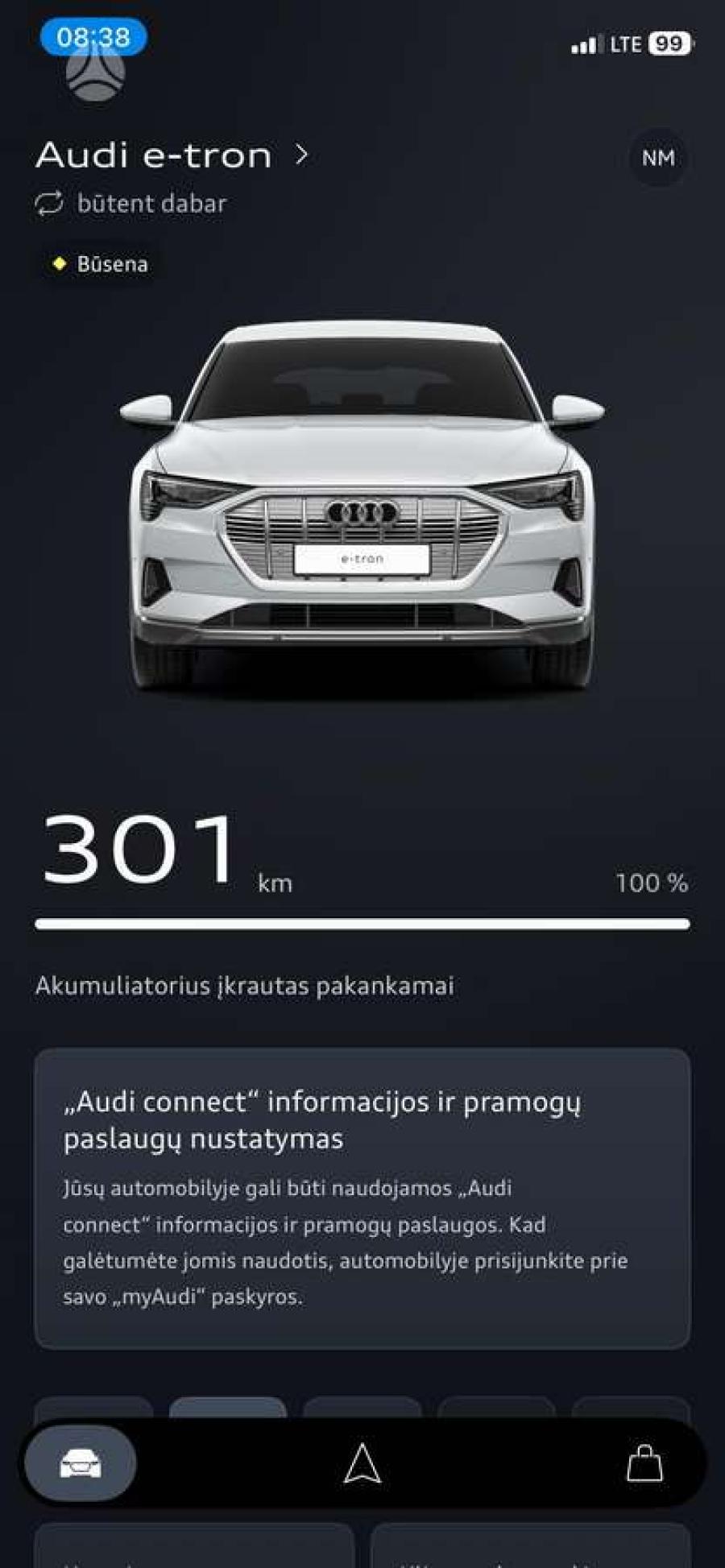 Белый Ауди E-Tron 2022 в Вильнюс, объемом двигателя 0.00 л и пробегом 66 тыс. км за 34500 €, фото 34 на AUTOMOTO.COM.LV