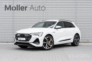 Белый Ауди E-Tron 2022 в Рига, объемом двигателя 0.00 л и пробегом 34 тыс. км за 42000 €, фото  на AUTOMOTO.COM.LV