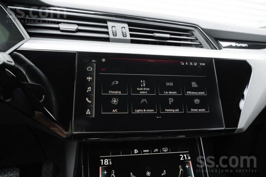 Balts Audi E-Tron 2022 Rīga, ar dzinēja tilpumu 0.00 L un nobraukumu 34 tūkst. km par 42000 €, foto 22 vietnē AUTOMOTO.COM.LV