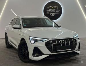 White Audi E-Tron 2023 in Marijampole, with an engine capacity of 0.00 L and mileage of 31 thousand km for 32650 €, photo  on AUTOMOTO.COM.LV
