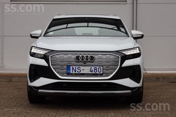 Balts Audi E-Tron 2024 Rīga, ar dzinēja tilpumu 0.00 L un nobraukumu 0 tūkst. km par 40995 €, foto 4 vietnē AUTOMOTO.COM.LV