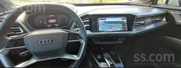 White Audi E-Tron 2024 in Riga, with an engine capacity of 0.00 L and mileage of 17 thousand km for 39900 €, photo 10 on AUTOMOTO.COM.LV