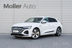 Белый Ауди E-Tron 2024 в Рига, объемом двигателя 0.00 л и пробегом 59 тыс. км за 46900 €, фото  на AUTOMOTO.COM.LV