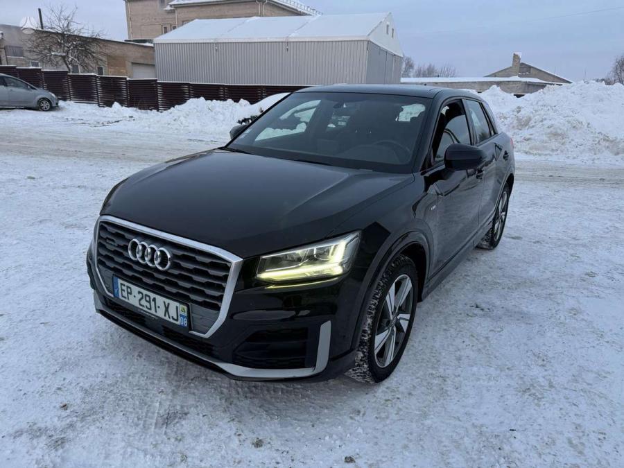 Black Audi Q2 2017 in Telschi, with an engine capacity of 2.00 L and mileage of 224 thousand km for 14800 €, photo 2 on AUTOMOTO.COM.LV