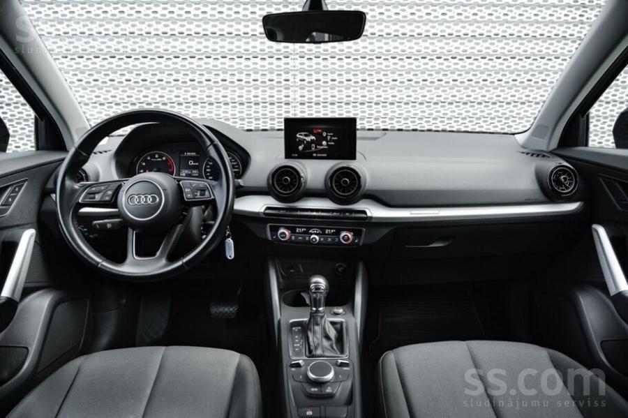 Black Audi Q2 2017 in Riga, with an engine capacity of 1.40 L and mileage of 81 thousand km for 17050 €, photo 7 on AUTOMOTO.COM.LV