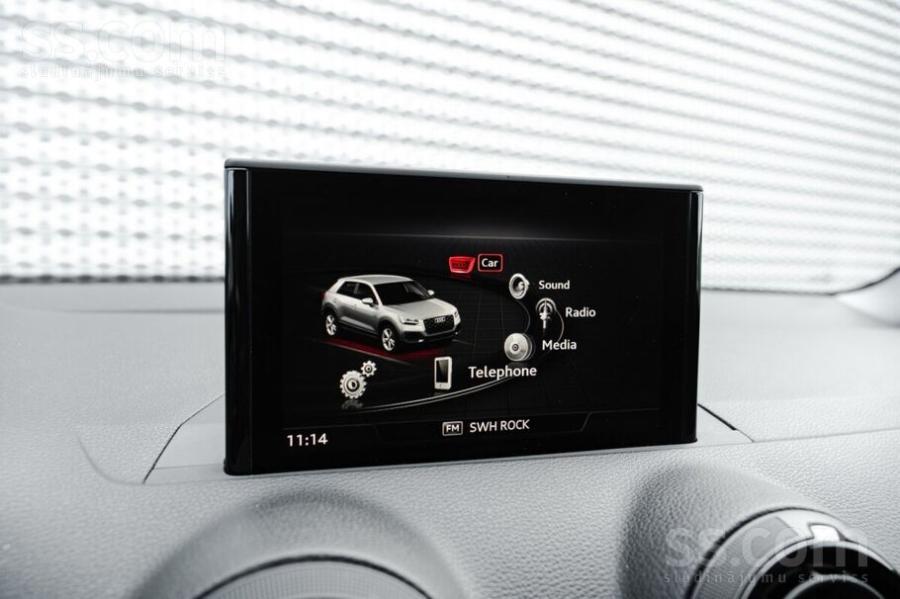 Black Audi Q2 2017 in Riga, with an engine capacity of 1.40 L and mileage of 81 thousand km for 17050 €, photo 13 on AUTOMOTO.COM.LV