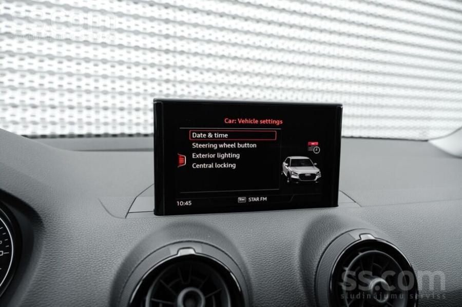 Black Audi Q2 2017 in Riga, with an engine capacity of 1.40 L and mileage of 82 thousand km for 17550 €, photo 13 on AUTOMOTO.COM.LV