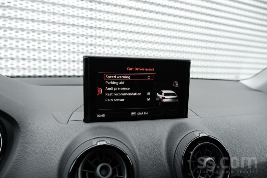 Black Audi Q2 2017 in Riga, with an engine capacity of 1.40 L and mileage of 82 thousand km for 17550 €, photo 15 on AUTOMOTO.COM.LV