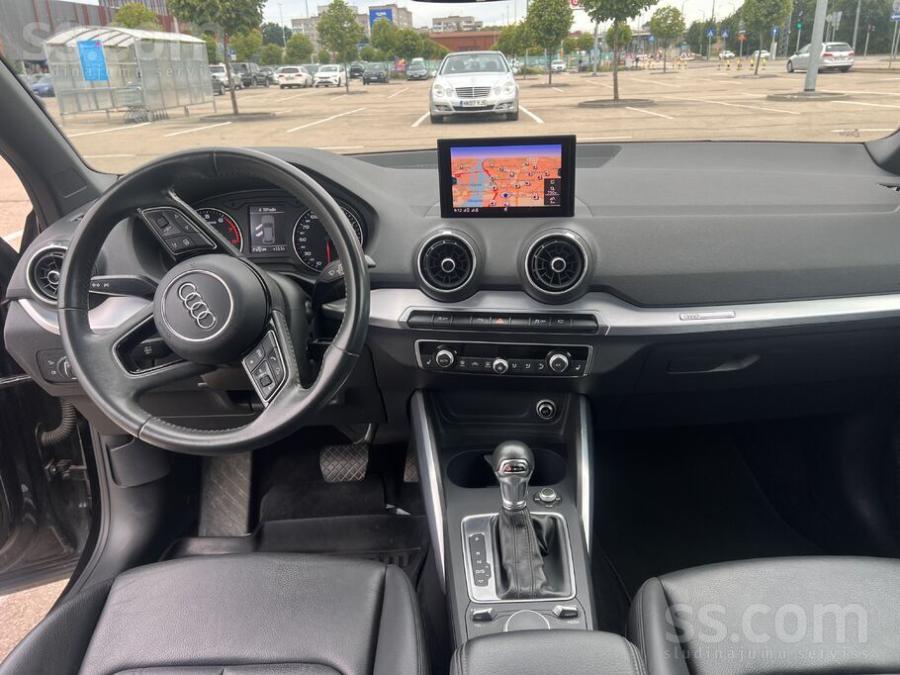 Black Audi Q2 2017 in Riga, with an engine capacity of 1.40 L and mileage of 215 thousand km for 15200 €, photo 25 on AUTOMOTO.COM.LV