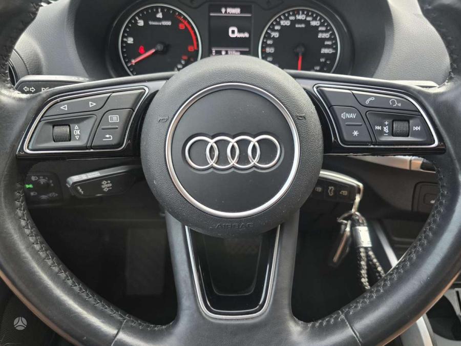 Black Audi Q2 2017 in Panevezys, with an engine capacity of 1.60 L and mileage of 232 thousand km for 10999 €, photo 17 on AUTOMOTO.COM.LV