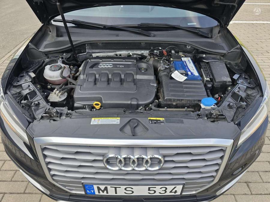 Black Audi Q2 2017 in Panevezys, with an engine capacity of 1.60 L and mileage of 232 thousand km for 10999 €, photo 26 on AUTOMOTO.COM.LV