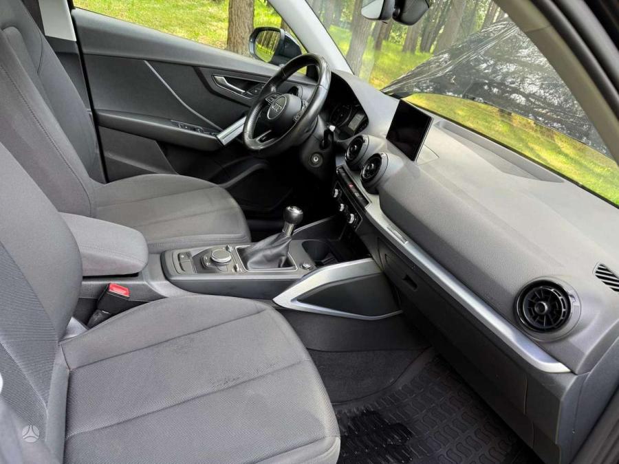 Black Audi Q2 2017 in Utena, with an engine capacity of 1.60 L and mileage of 261 thousand km for 9800 €, photo 11 on AUTOMOTO.COM.LV