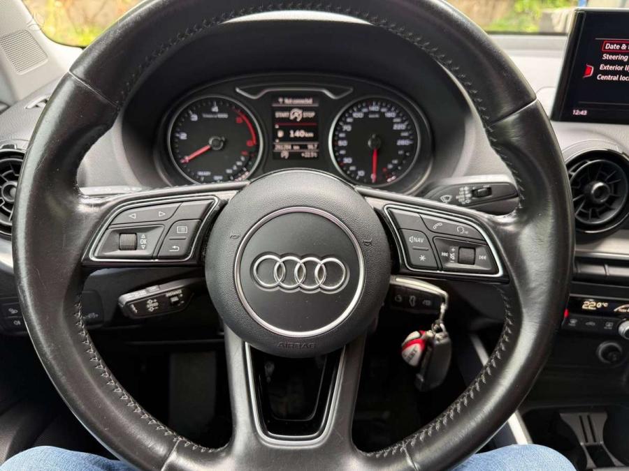 Black Audi Q2 2017 in Utena, with an engine capacity of 1.60 L and mileage of 261 thousand km for 9800 €, photo 12 on AUTOMOTO.COM.LV